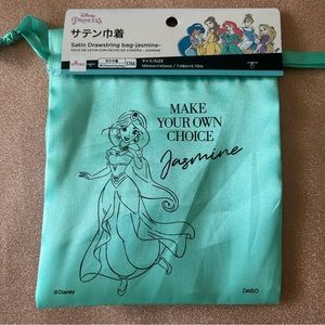 Disney | Accessories | Disney Princess Mini Satin Drawstring Bag | Poshmark